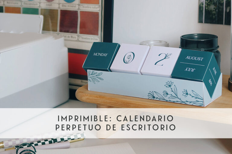 imprimible: calendario perpetuo para escritorio - MLC Estudio ...